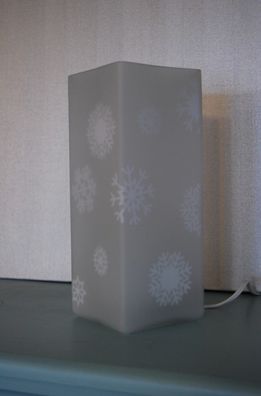 Snowflake Lamps - Crap I've Made